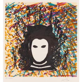 Salvador Dalí, "Hidden Face" z cyklu "Les Vitraux", 1974